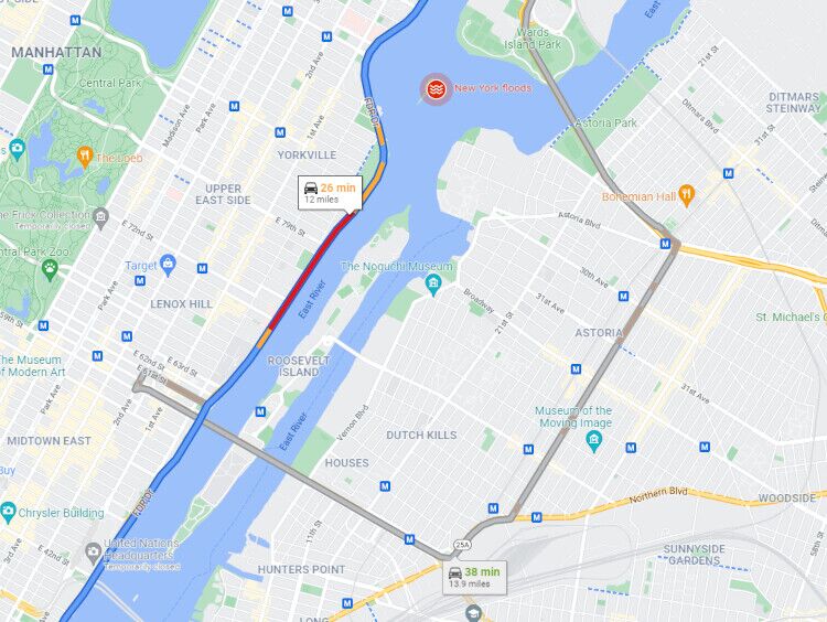 Google Maps Traffic Color Legend - The 4 Colors Explained